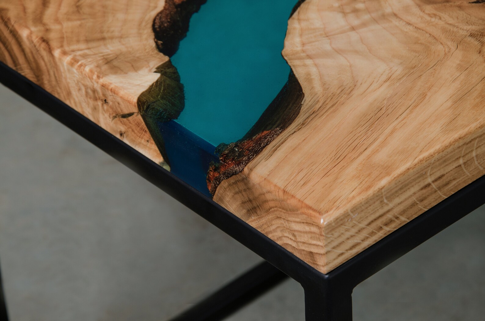 Personalised Live Edge Coffee Table Little Epoxy Table Made | Etsy