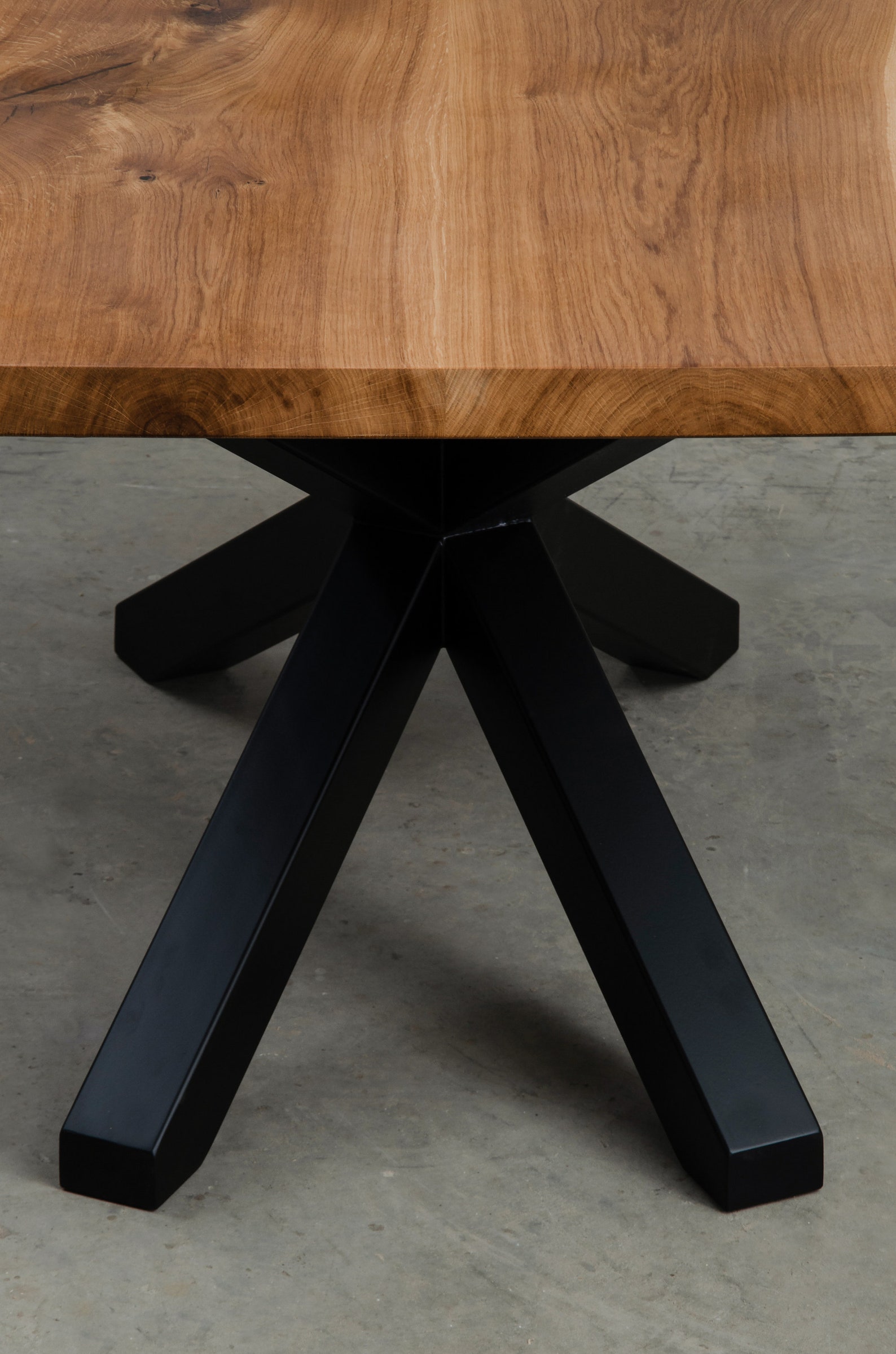 Custom Resin Epoxy Table With Metal Table Legs, Live Edge Table Made of ...