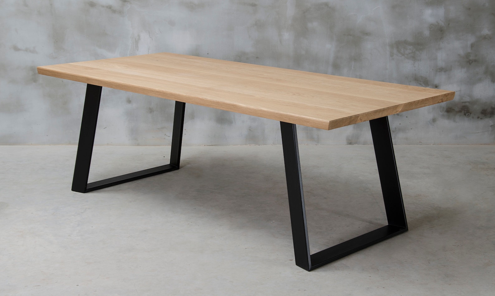 LIVE EDGE Dining Table oak table one slab table wooden | Etsy