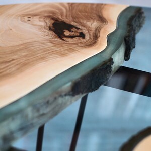 Personalised River Table, Ash River Coffee Table With Hairpin Legs ...