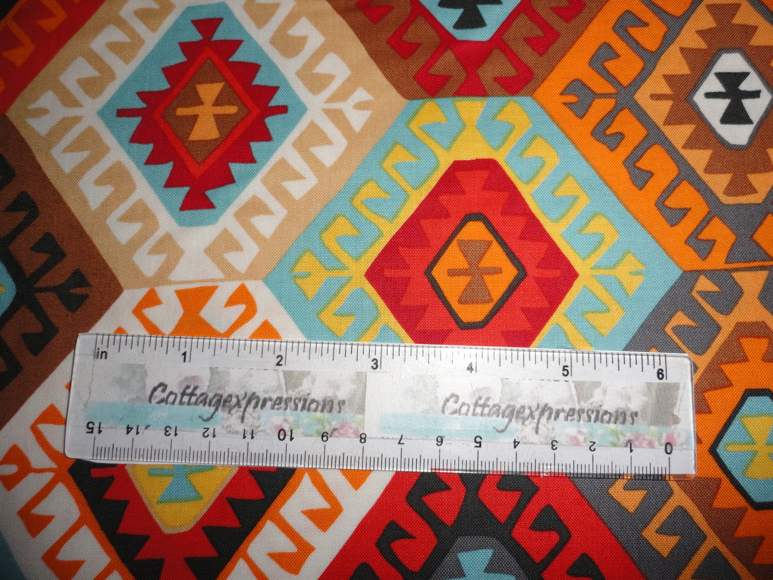 Tribal Print Fabric Fabric by the Yard Tribal Print Cotton - Etsy