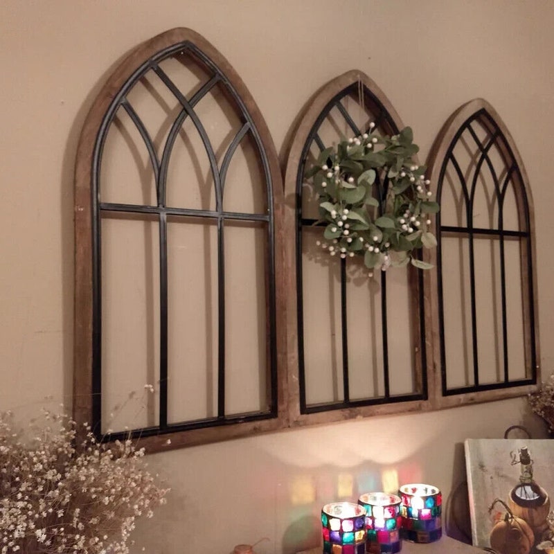 Wooden Cathedral Wall Decor - Etsy