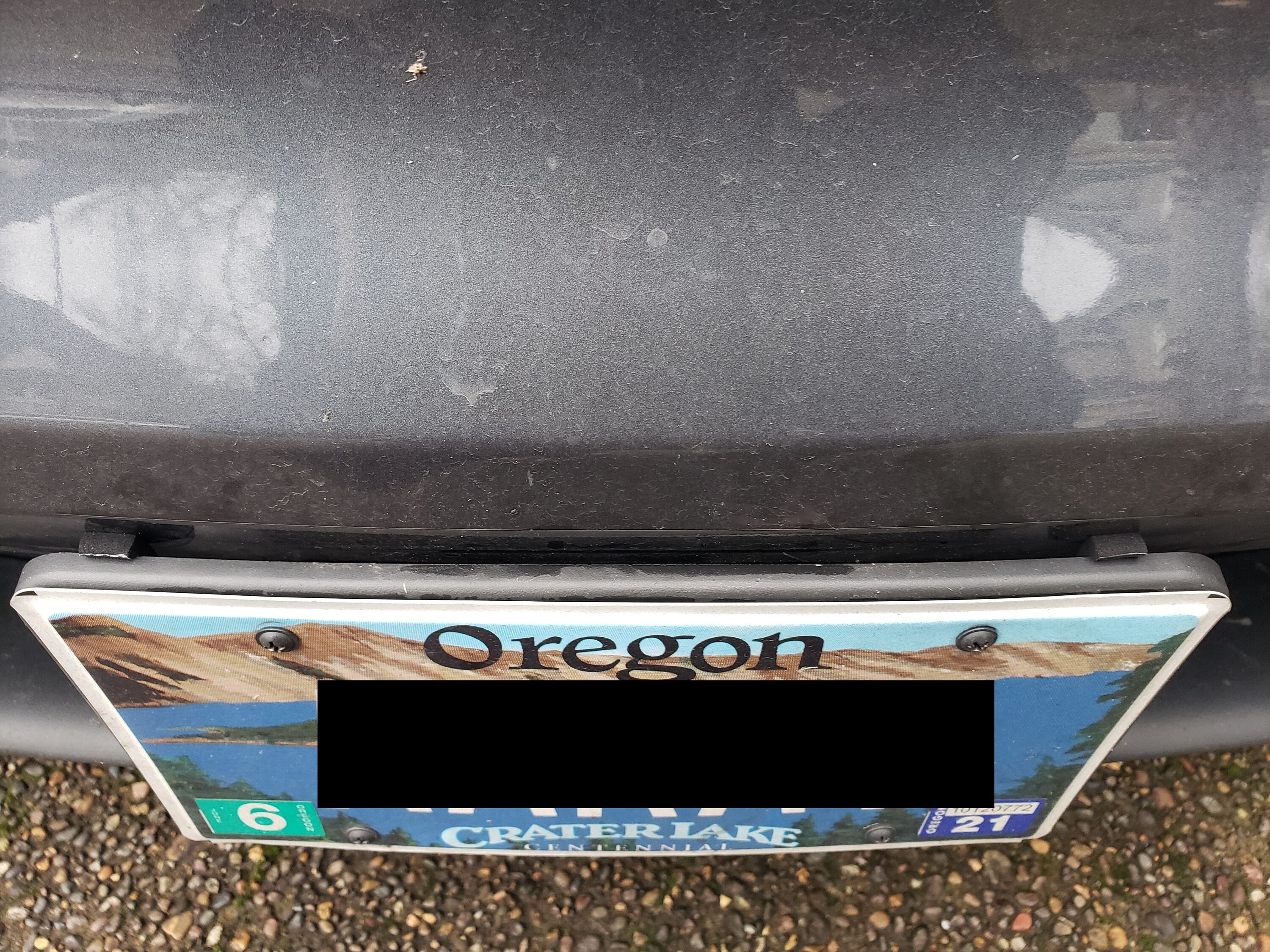 No-hole Tesla Model X (pre-2021) Front License Plate Installation Kit ...