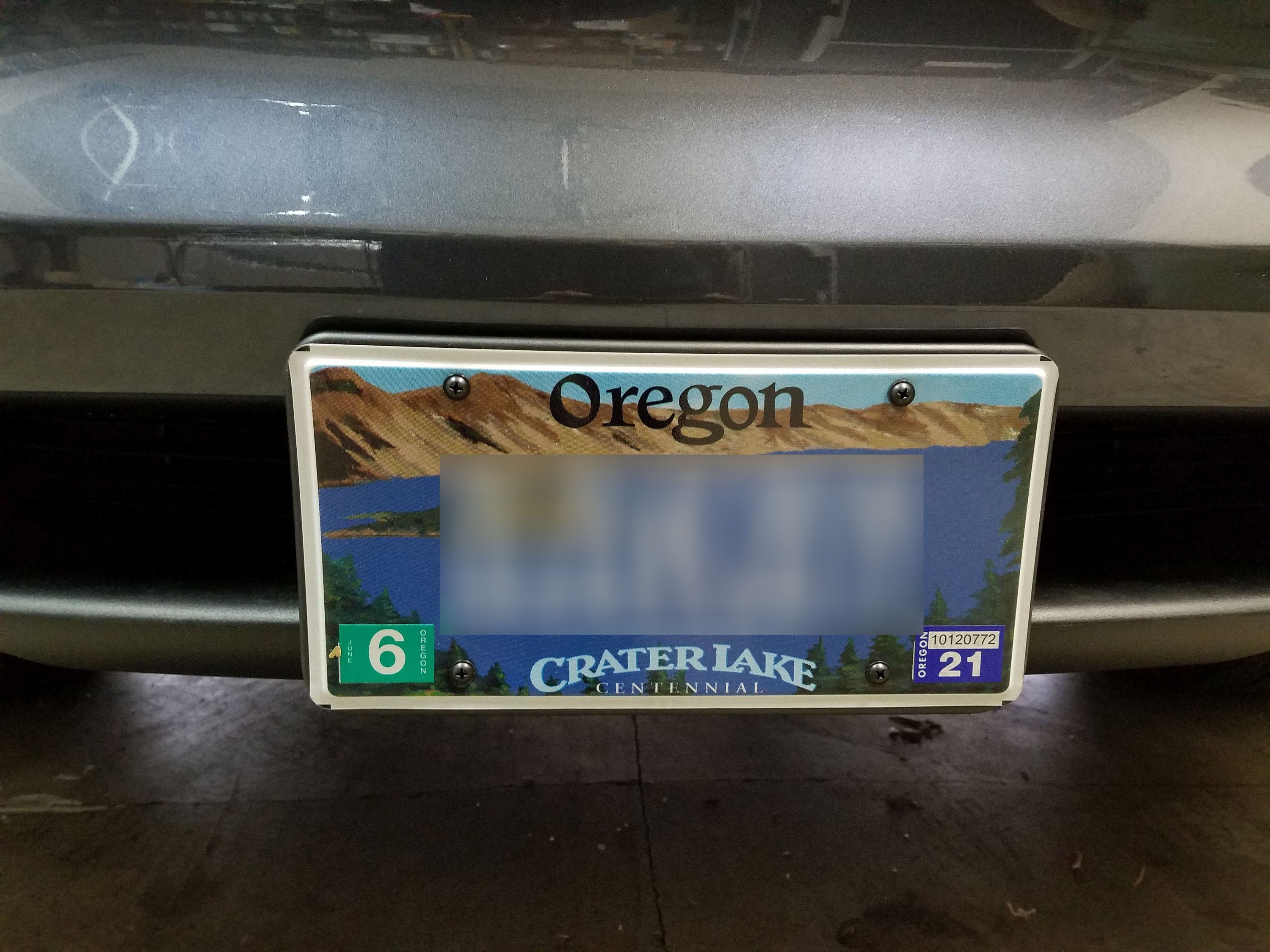 No-hole Tesla Model X (pre-2021) Front License Plate Installation Kit ...