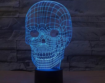 Skull illusion | Etsy