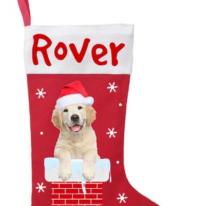 Golden Retriever Christmas Stocking - Etsy