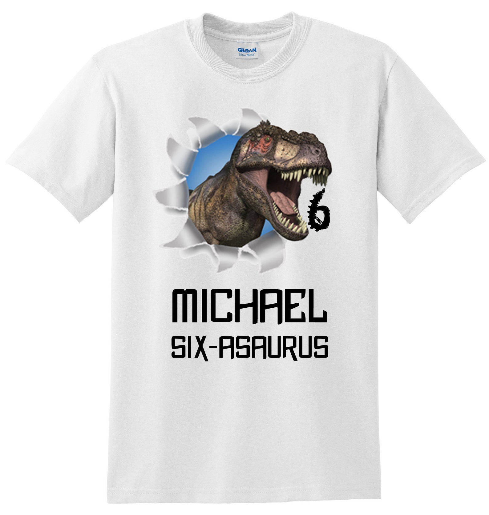 Camisa de cumpleaños de dinosaurio, camisa personalizada de T-Rex con ... Camisa de cumpleaños de dinosaurio, camisa personalizada de T-Rex con ...