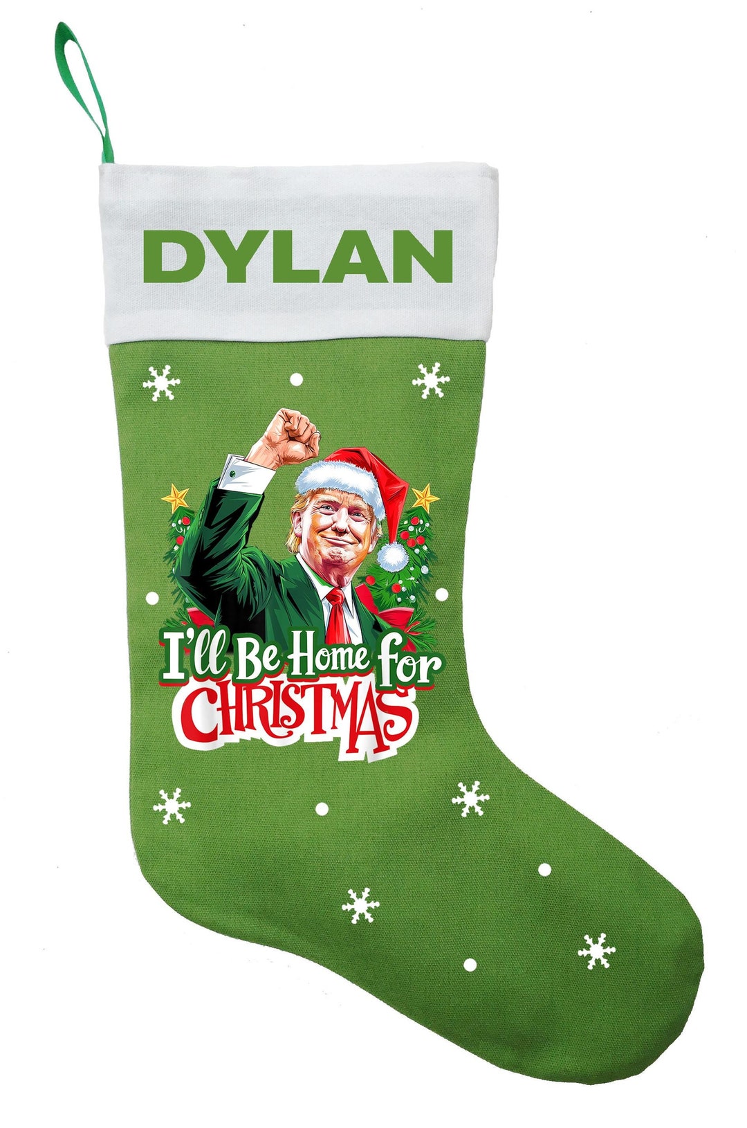 Trump Christmas Stocking, Custom Trump Stocking, Trump Christmas Gift ...