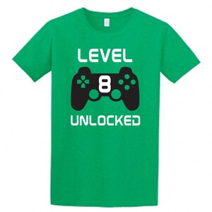 Gamer Birthday Shirt, Level Unlocked Birthday Shirt, Gaming Birthday ...