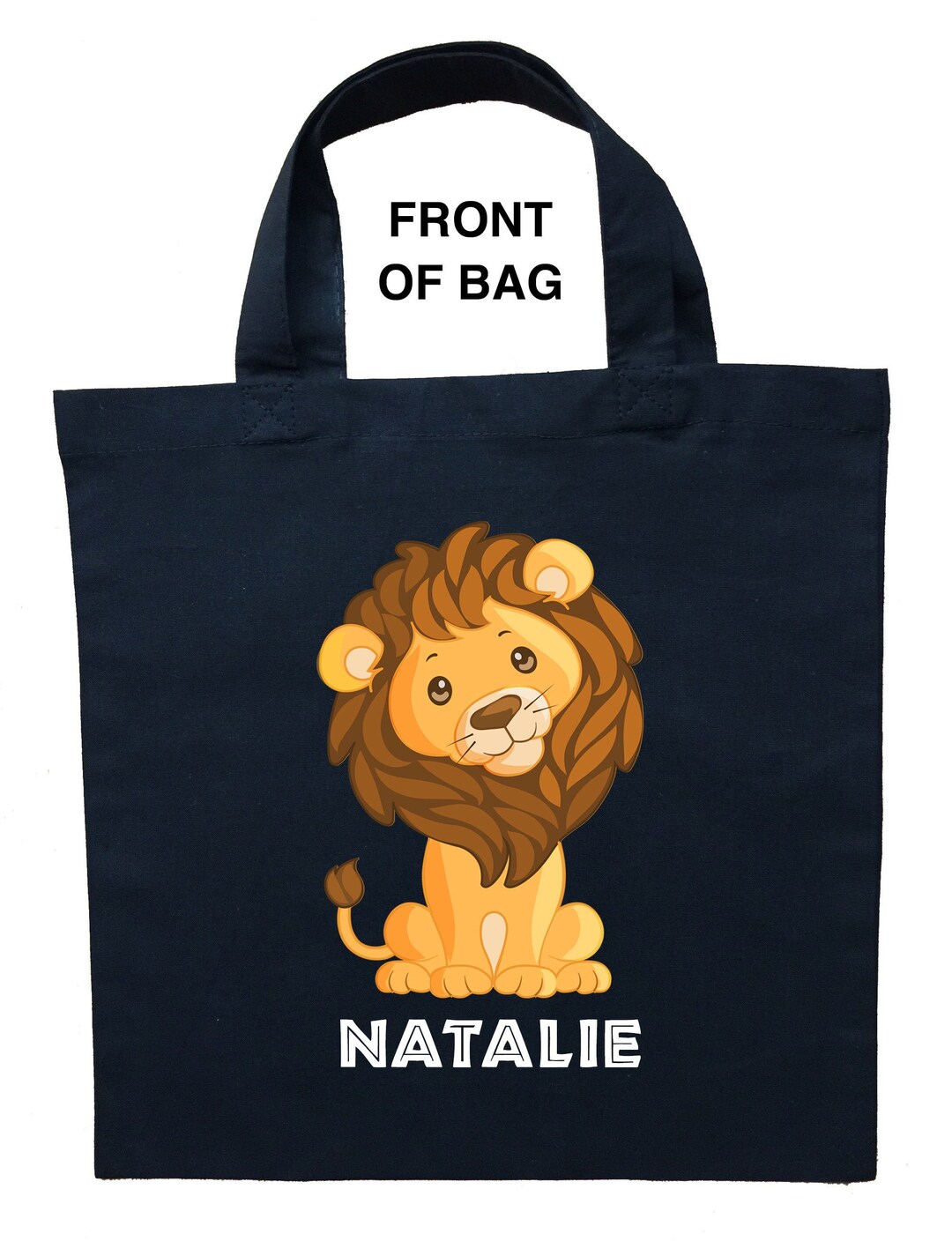 Lion Halloween Bag Baby Lion Trick or Treat Bag Custom Lion - Etsy