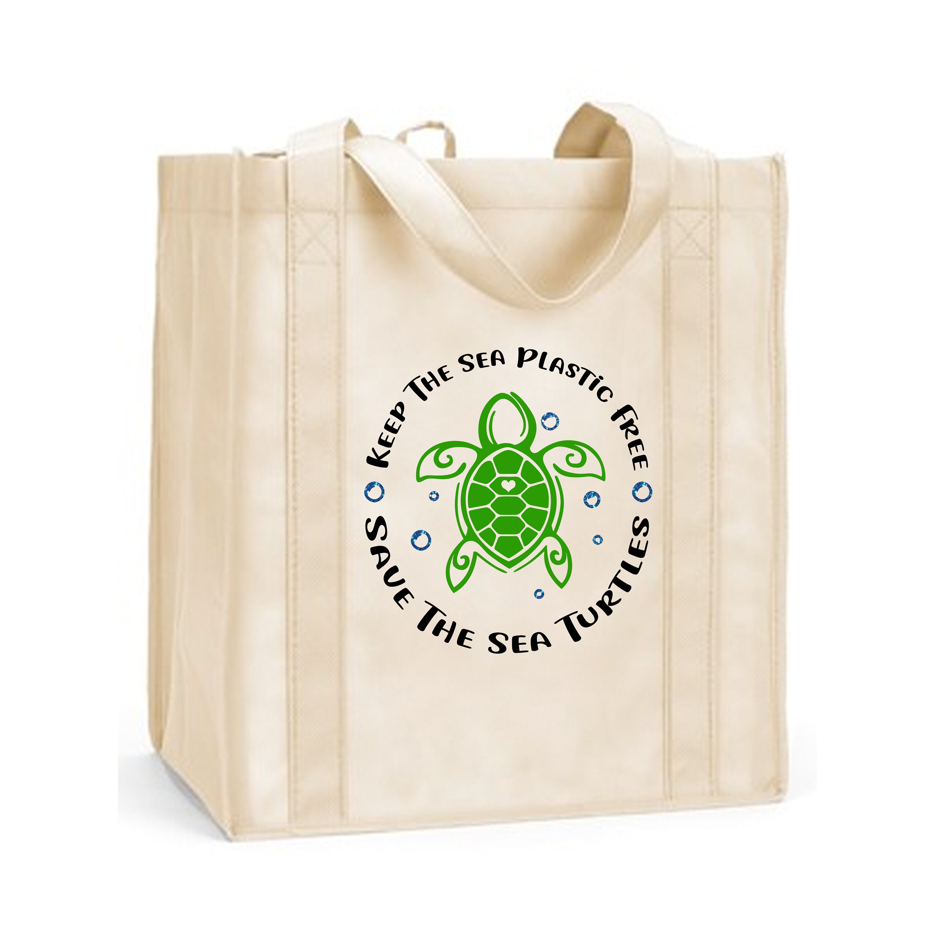 Save the Turtles Reusable Shopping Bag, Sea Life Tote - Etsy