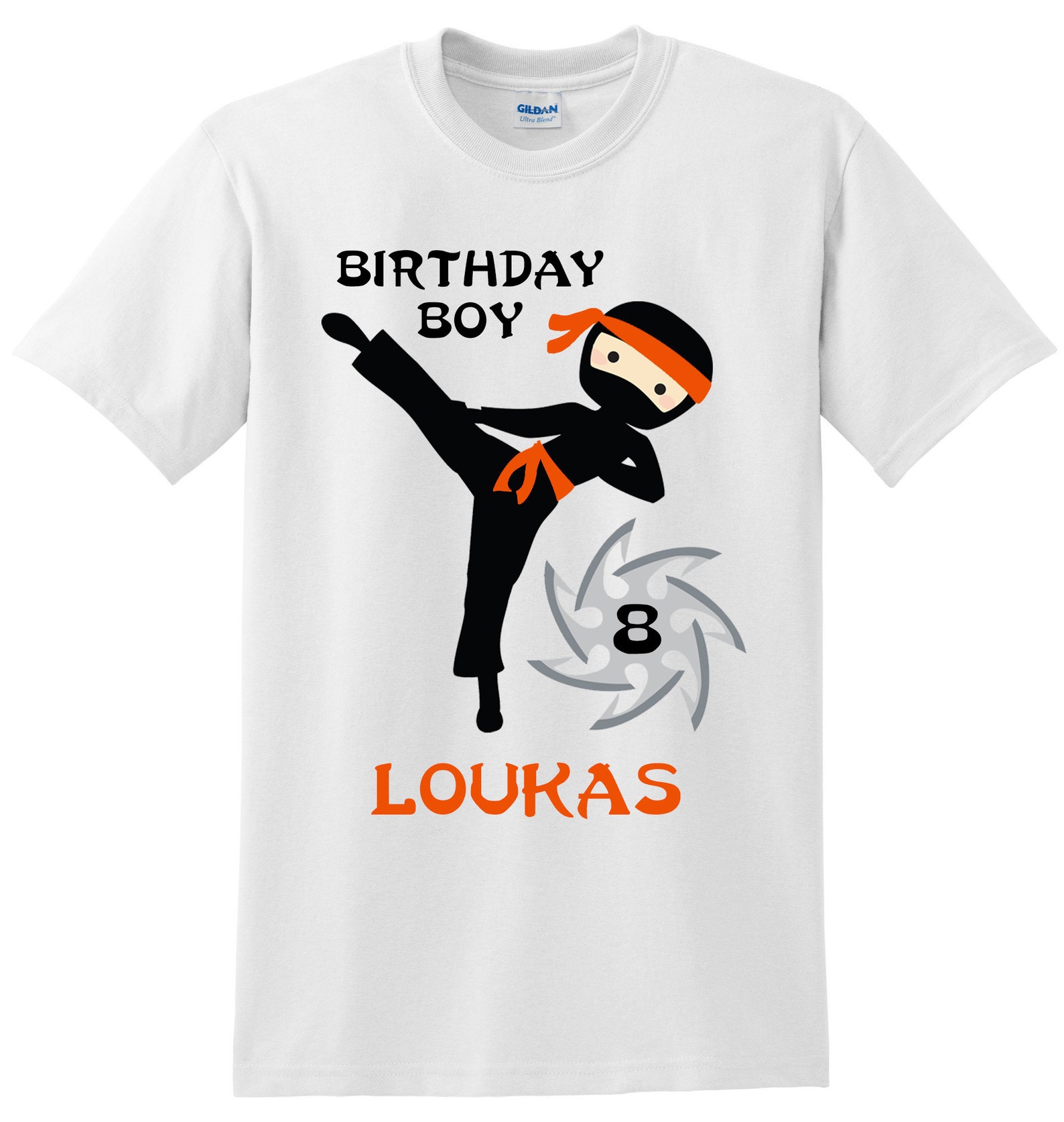 Ninja Birthday Shirt Personalized Ninja Shirt With Name and | Etsy