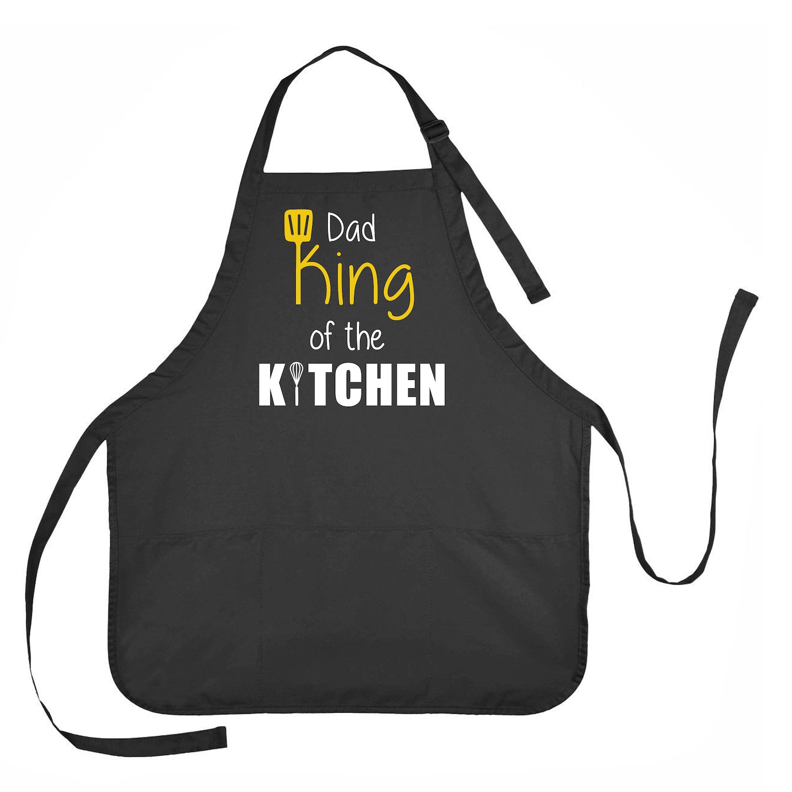 Dad King of the Kitchen Apron, Dad Kitchen Apron, Kitchen Apron for Dad ...