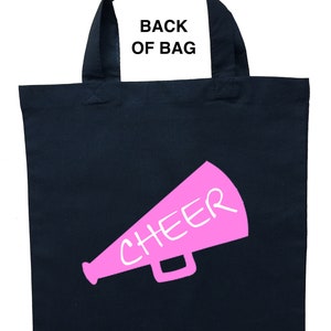 Cheerleader Halloween Bag, Cheerleader Trick or Treat Bag, Custom ...