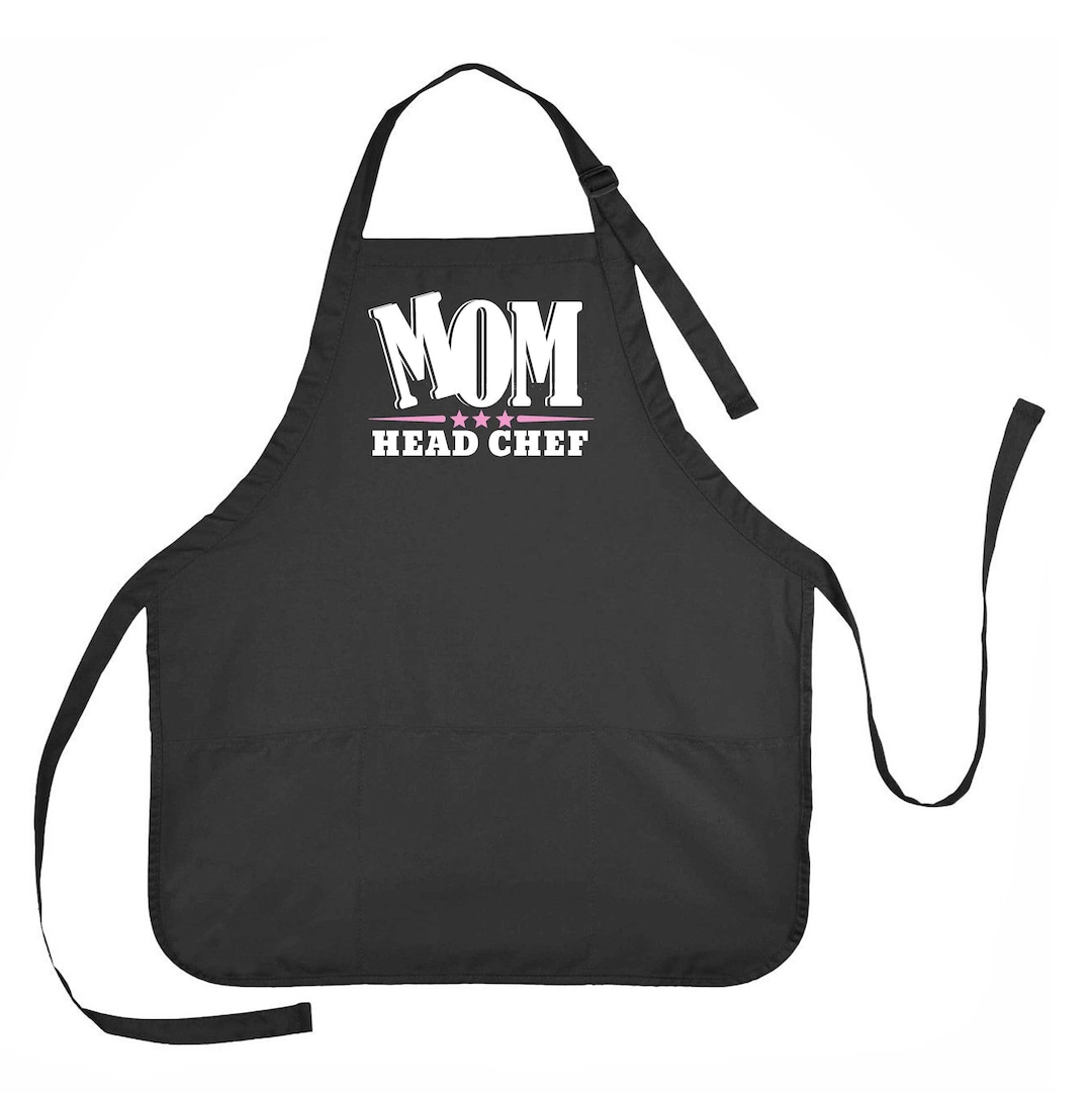Mom Head Chef Apron, Head Chef Apron for Mom, Mothers Day Apron, Chef ...