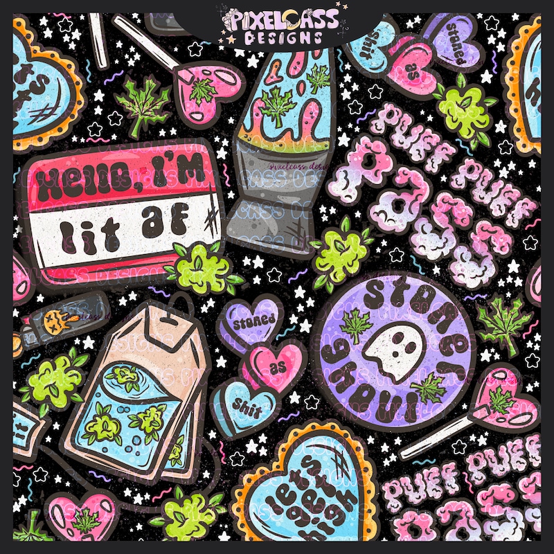 Marijuana Fabric - Etsy Canada