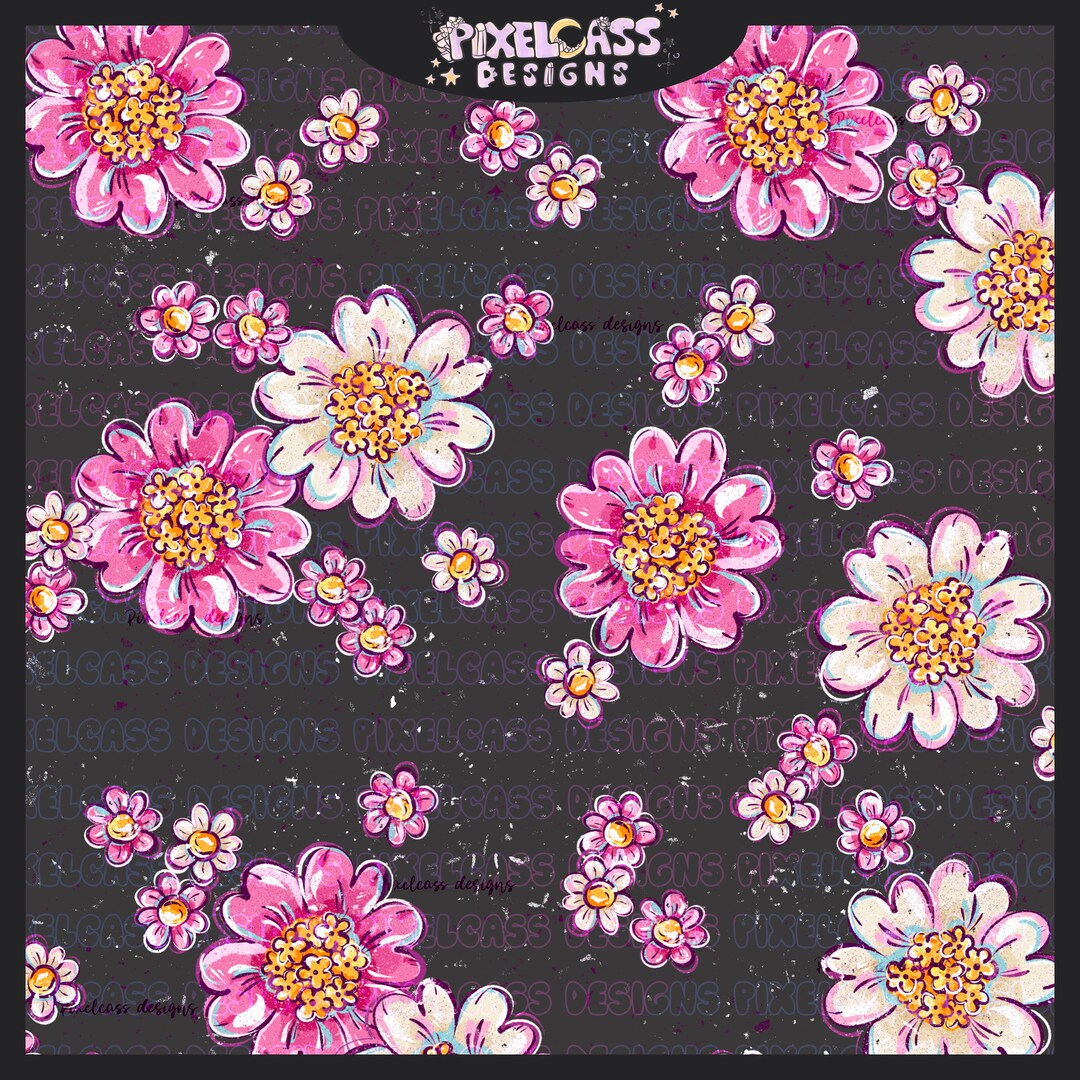 Regrow Floral | Seamless File, Surface Pattern, Fabric Design - Etsy