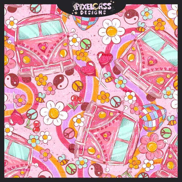 Vw Bus Fabric - Etsy