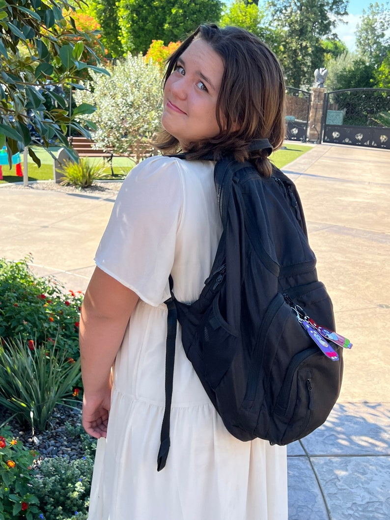 Set of Two Bluey Inspired Fan Made Backpack Charms. Grannie Janet and ...