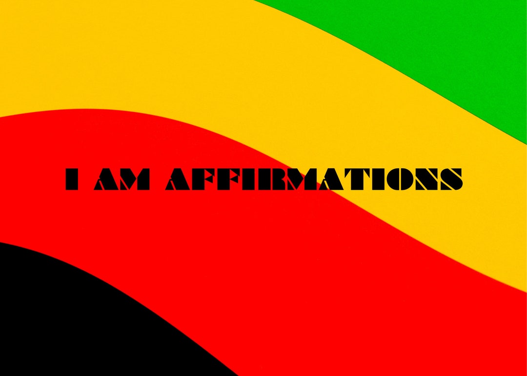 Afro Centric I Am Affirmation Cards - Etsy