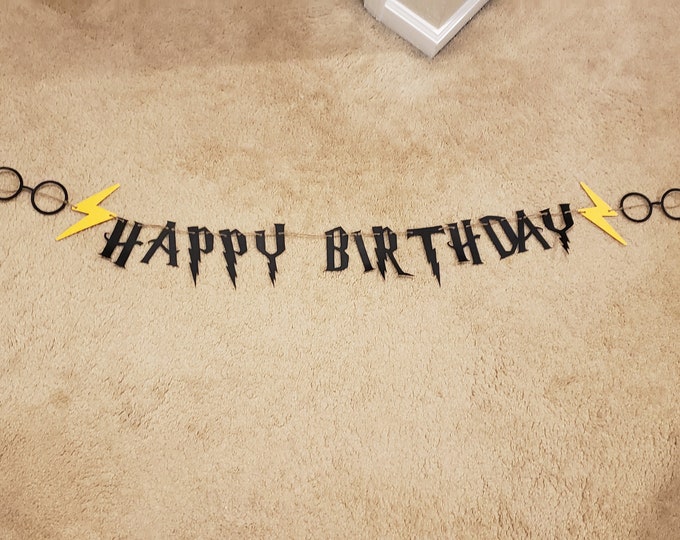 Custom Wizard Theme Party Banners - Etsy