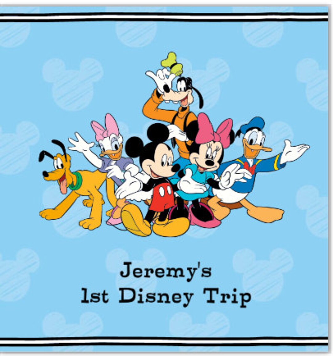 Shutterfly Disney Activity/memory Book TEMPLATE - Etsy