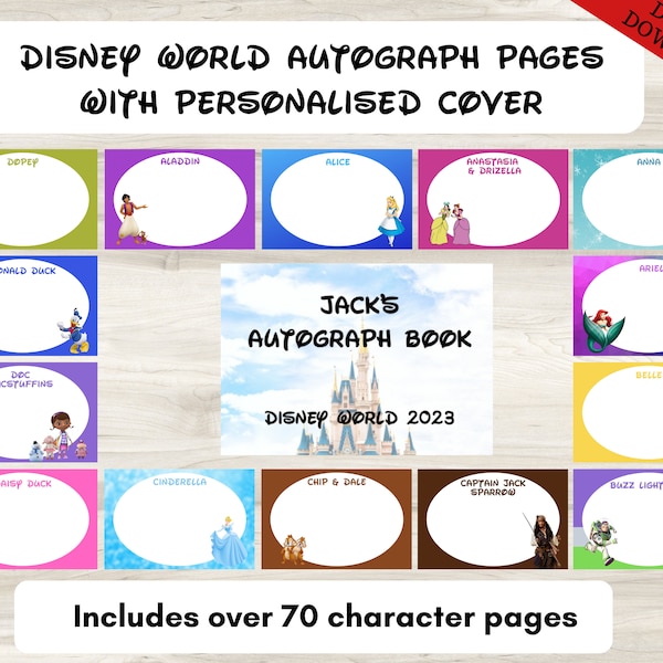 Autograph Pages - Etsy