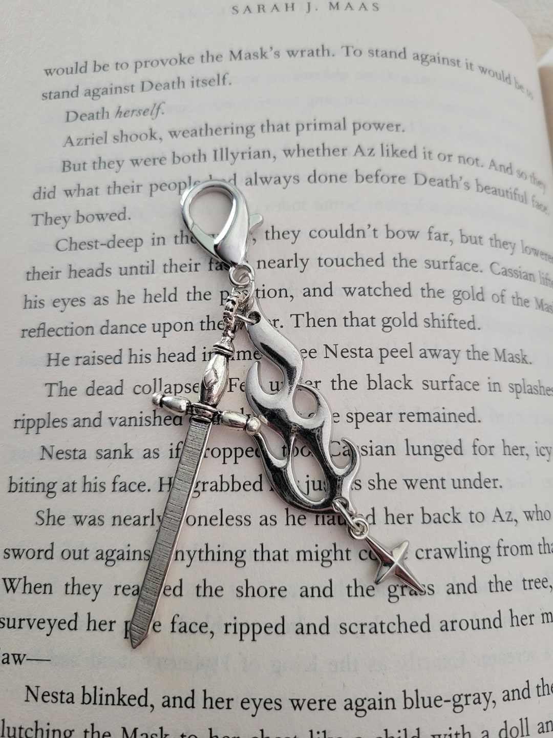 Lady Death Keychain ACOTAR Officially Licensed - Etsy