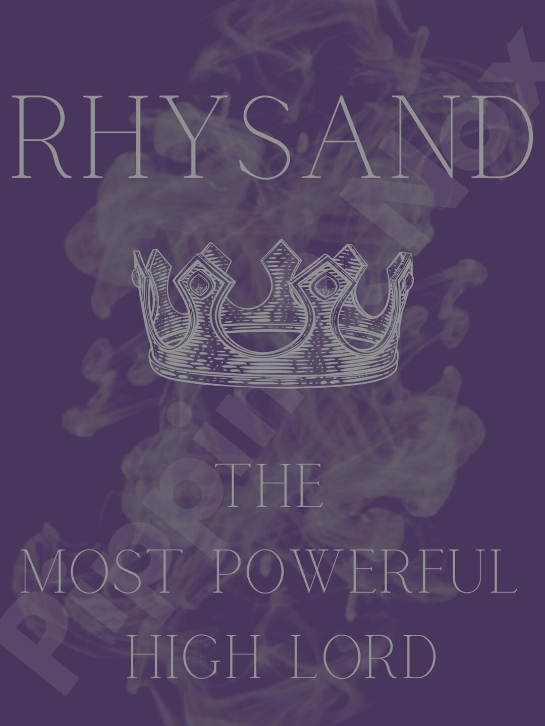 Rhysand High Lord Digital Print ACOTAR - Etsy