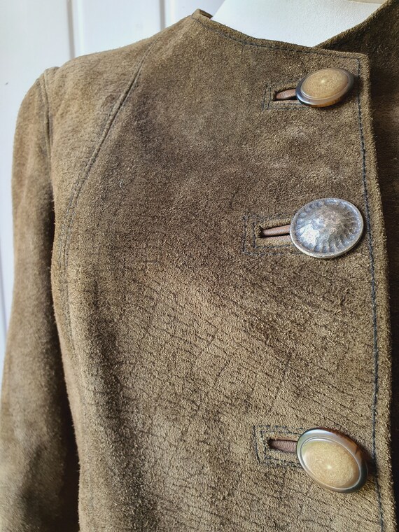 Old leather jacket, traditional jacket, rough leather… - Gem