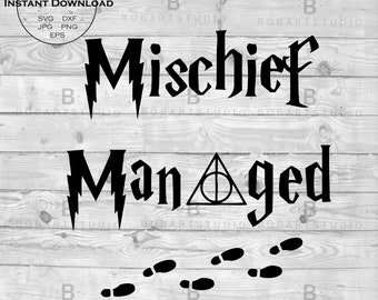 Mischief managed svg | Etsy