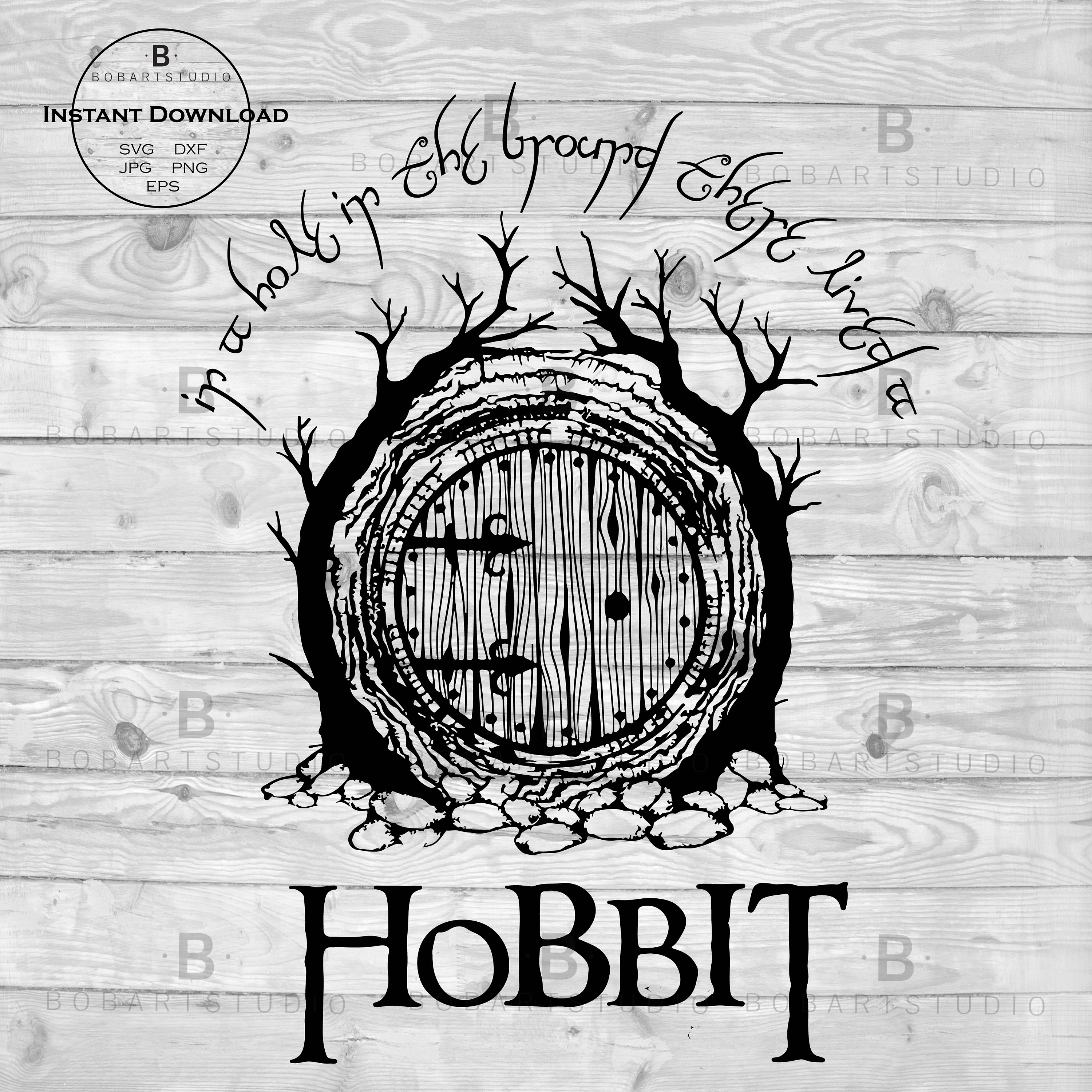 Hobbit SVG Bilbo Baggins House SVG Hobbit House svg Hobbit | Etsy