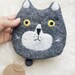 Pure Wool Cat Purse, Handmade Cute Cat Head Purse, Cat Coin Purses ...