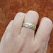 Vintage 9ct Solid Gold Two Tone Spinner Band, B.bros Band Ring, Berker ...
