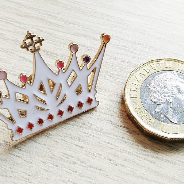 Crown Pin - Etsy