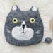 Pure Wool Cat Purse, Handmade Cute Cat Head Purse, Cat Coin Purses ...