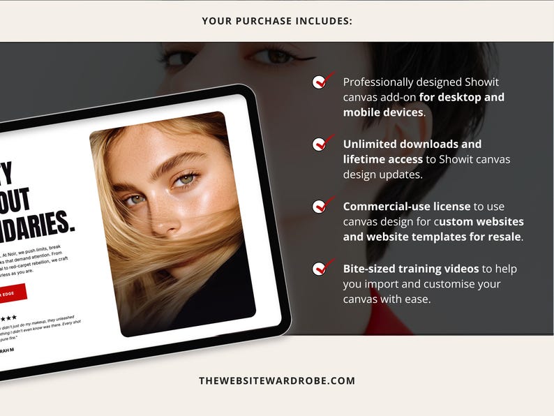 Interactive Showit Hero Section: Website Template (commercial Use, Instant Download) - Etsy