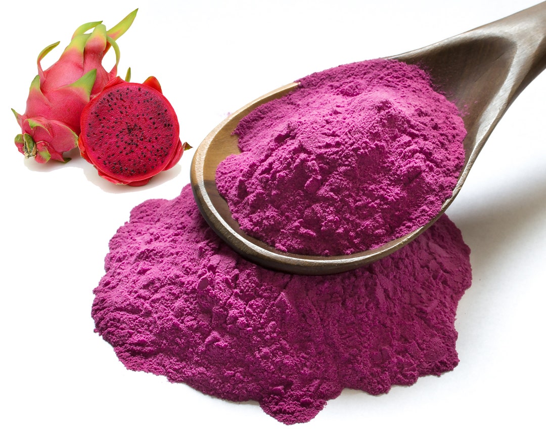 Pink Pitaya Powder 25-100g, Red Dragon Fruit Powder,natural Colouring ...