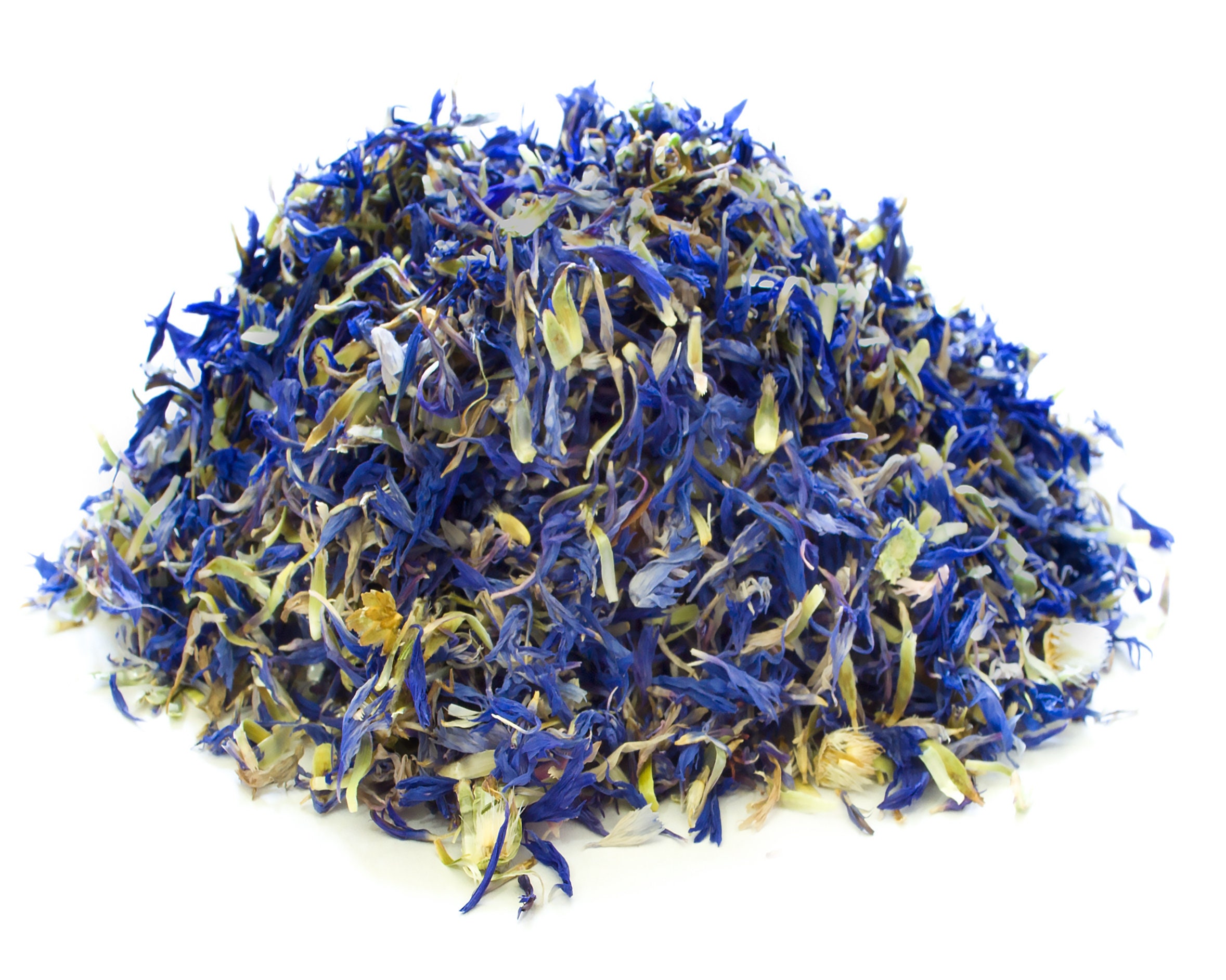 Dried Blue Cornflower Petals, Cake Decor Craft Garnishes Tea Making ...