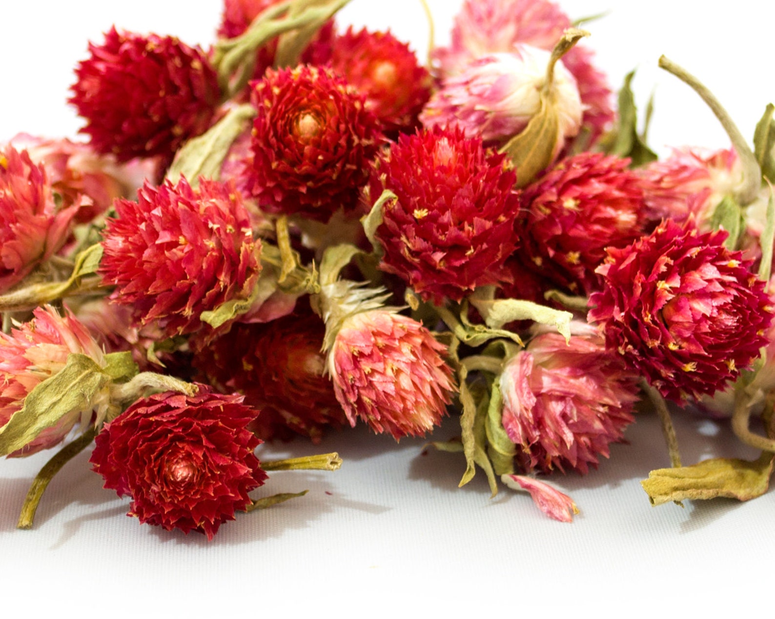 50g Red Gomphrena, Gomphrena Globosa, Dried Flowers, Globe Amaranth ...