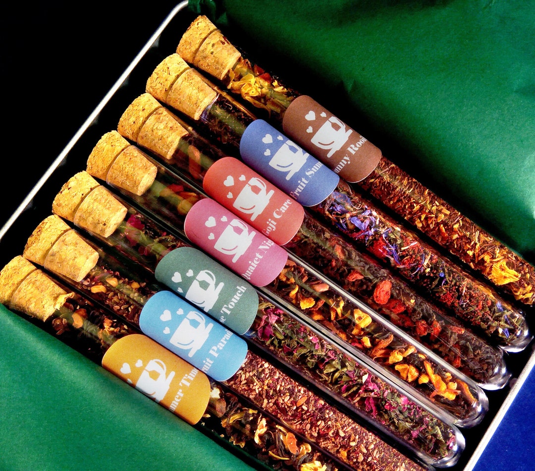 Tea Gift Set With Metal Box Tea Brewing Kit, Sample Teas, Variety Teas ...