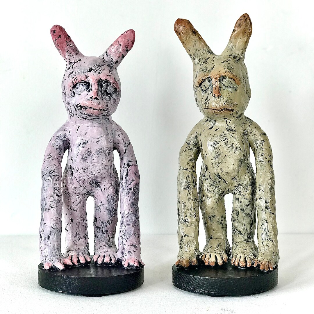 Original Art Sculpture, Unique Art Object, Handmade Craft, Table Top ...