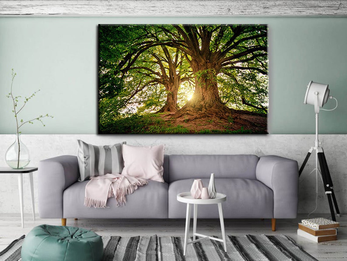 Canvas Art Canvas Wall Art Trees Canvas Forest Canvas Prints - Etsy