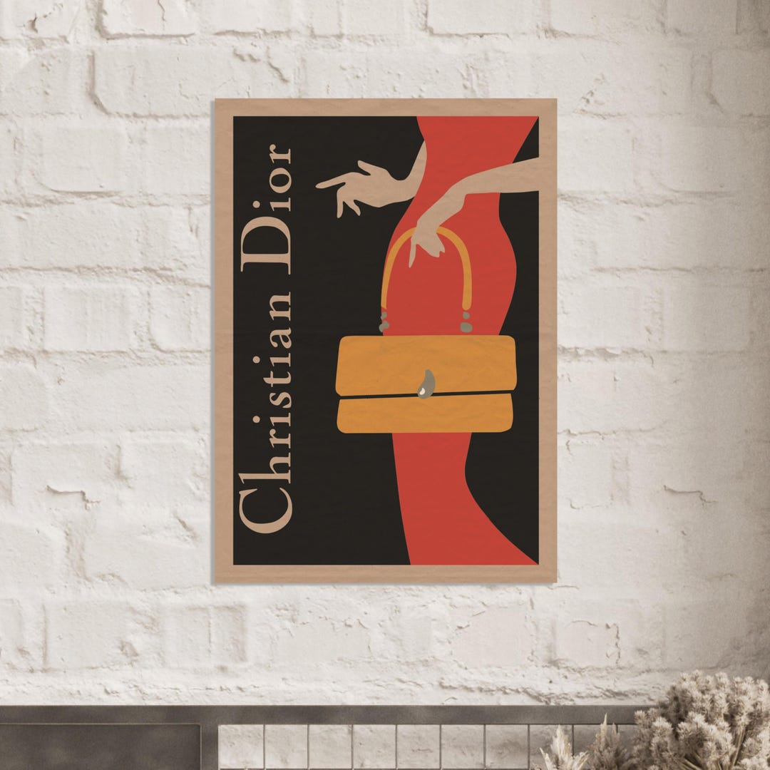 Christian Dior Art Print - Etsy