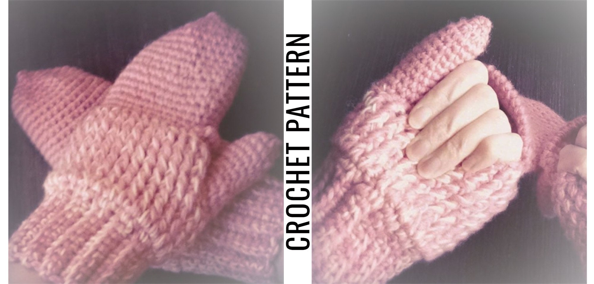 PATTERN: Fingerless Gloves With Flaps Mittens With Flaps - Etsy