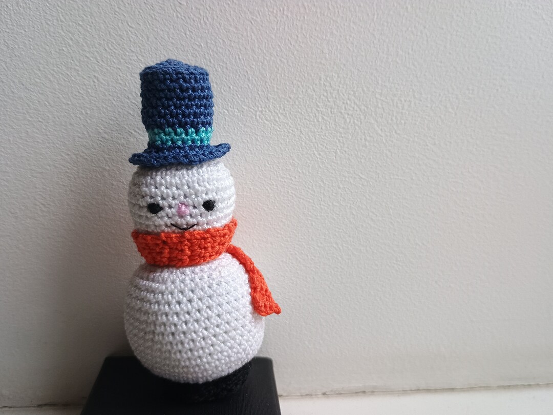 Snowman Crochet Pattern for Christmas - Etsy