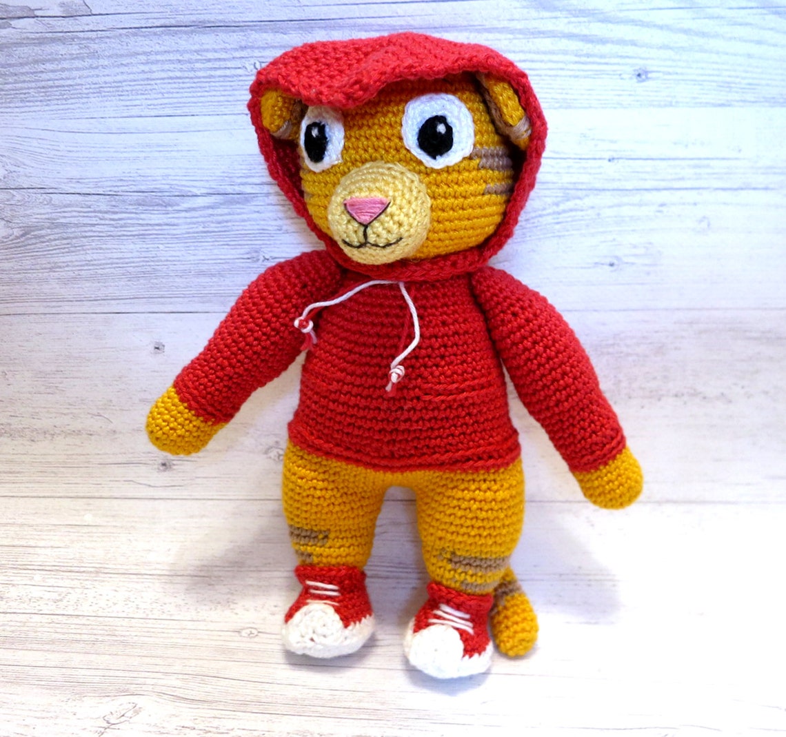 Set of crochet patterns Daniel the tiger and O the Owl | Etsy