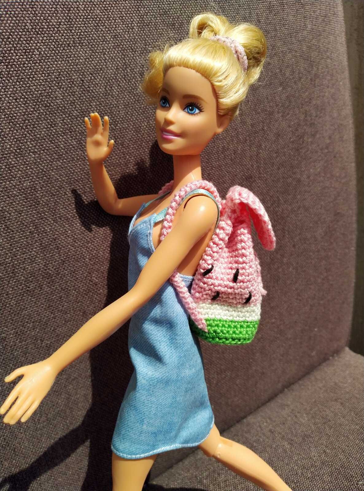 Two Patterns: Watermelon Backpack Universal for Doll or for Adult - Etsy