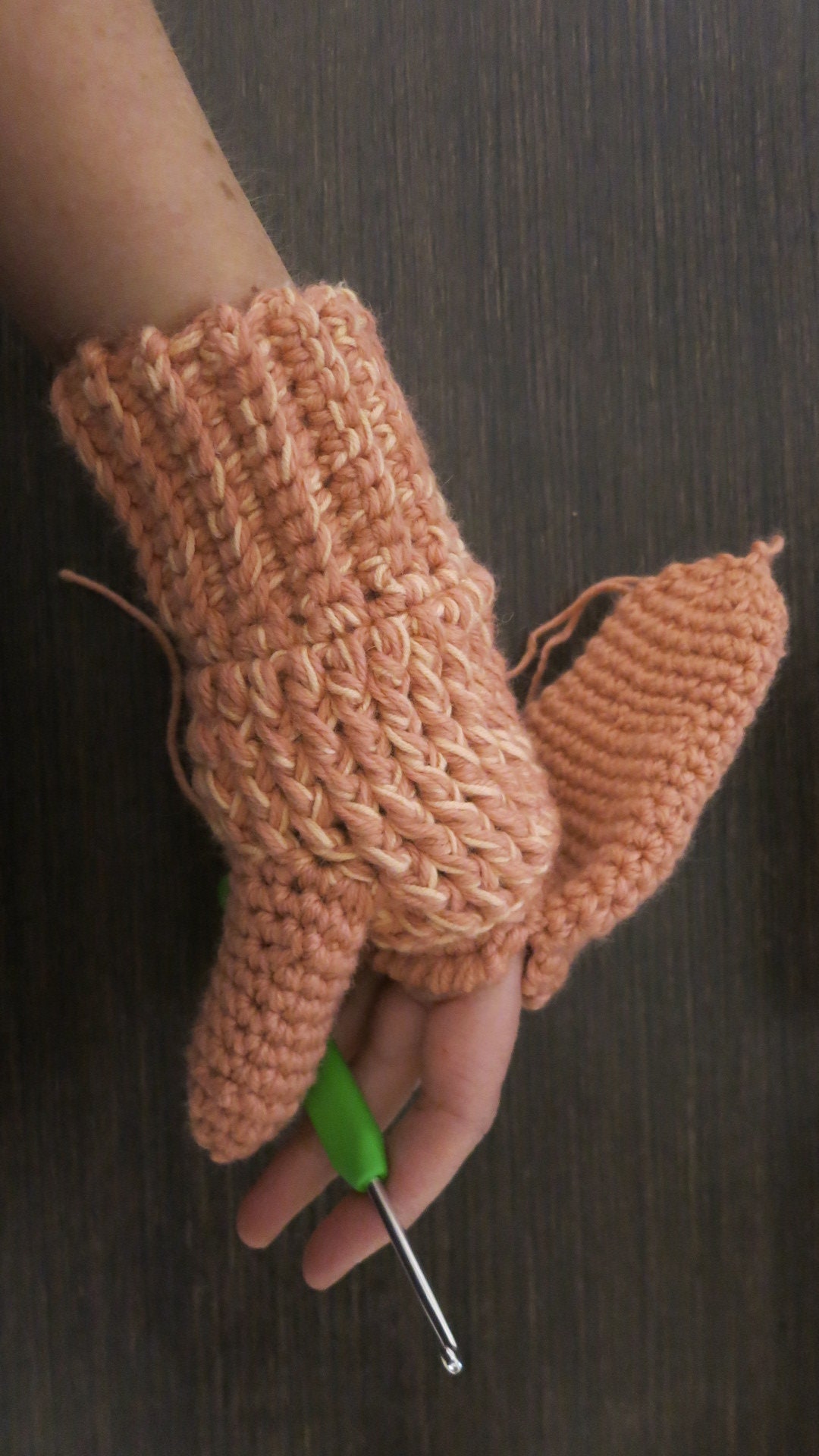 PATTERN: Fingerless Gloves With Flaps Mittens With Flaps - Etsy