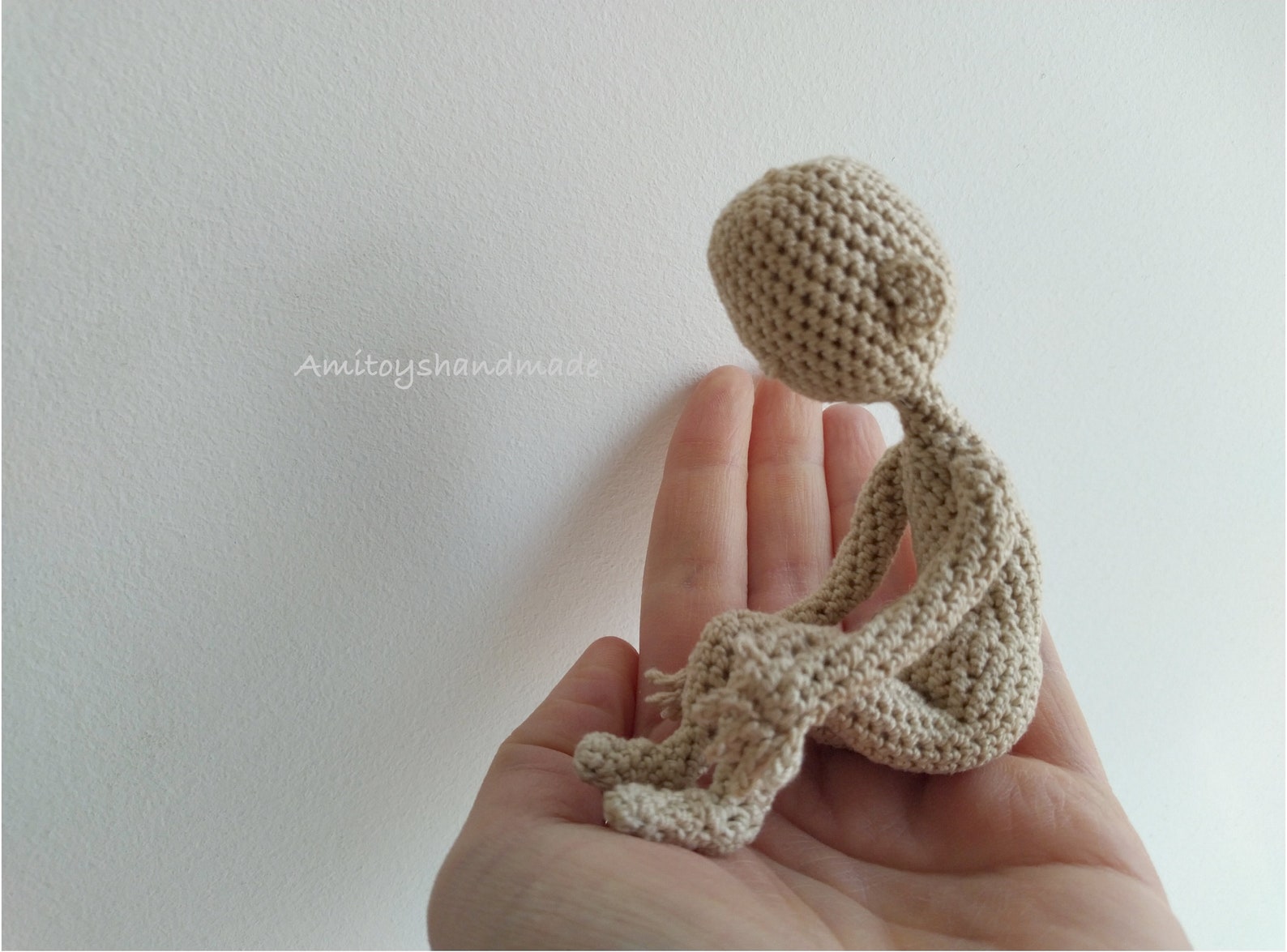 Crochet Pattern for Doll Life Like Body Base With Hands, Doll Has ...
